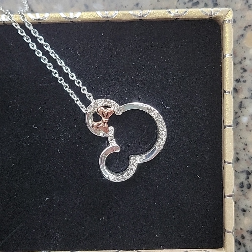 Minnie Mouse Necklace - Gem